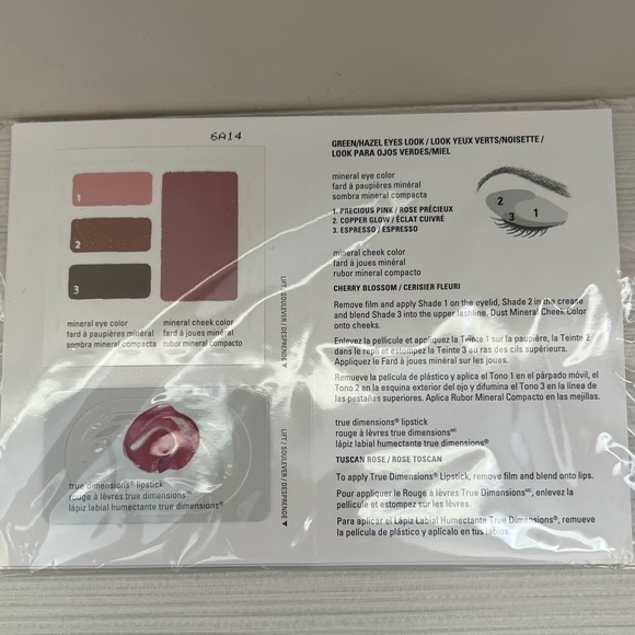 Mary Kay | Makeup | New Mary Kay Color Cards For Greenhazel Eyes Pack ...